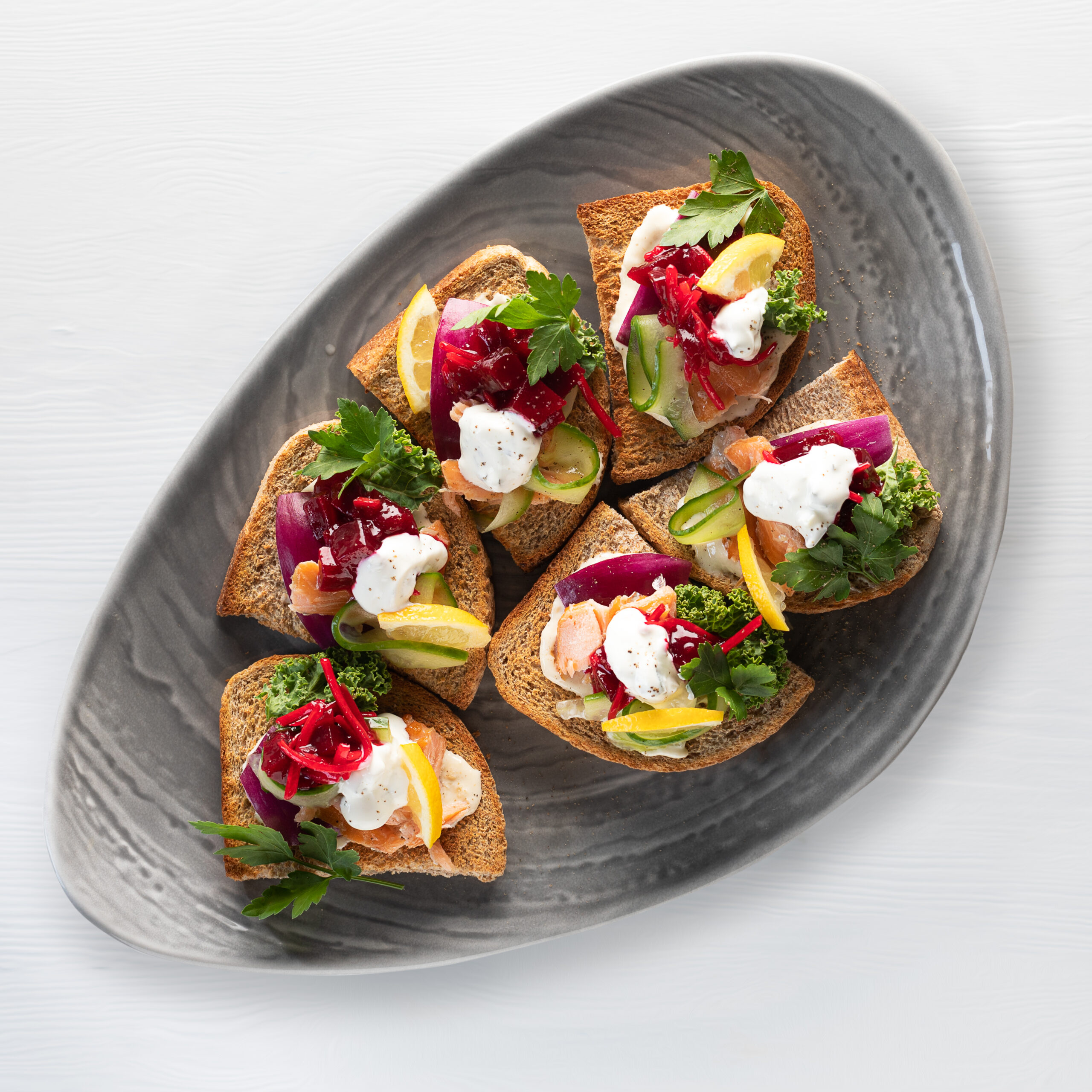 Hot Salmon Sandwich - Kara Foods